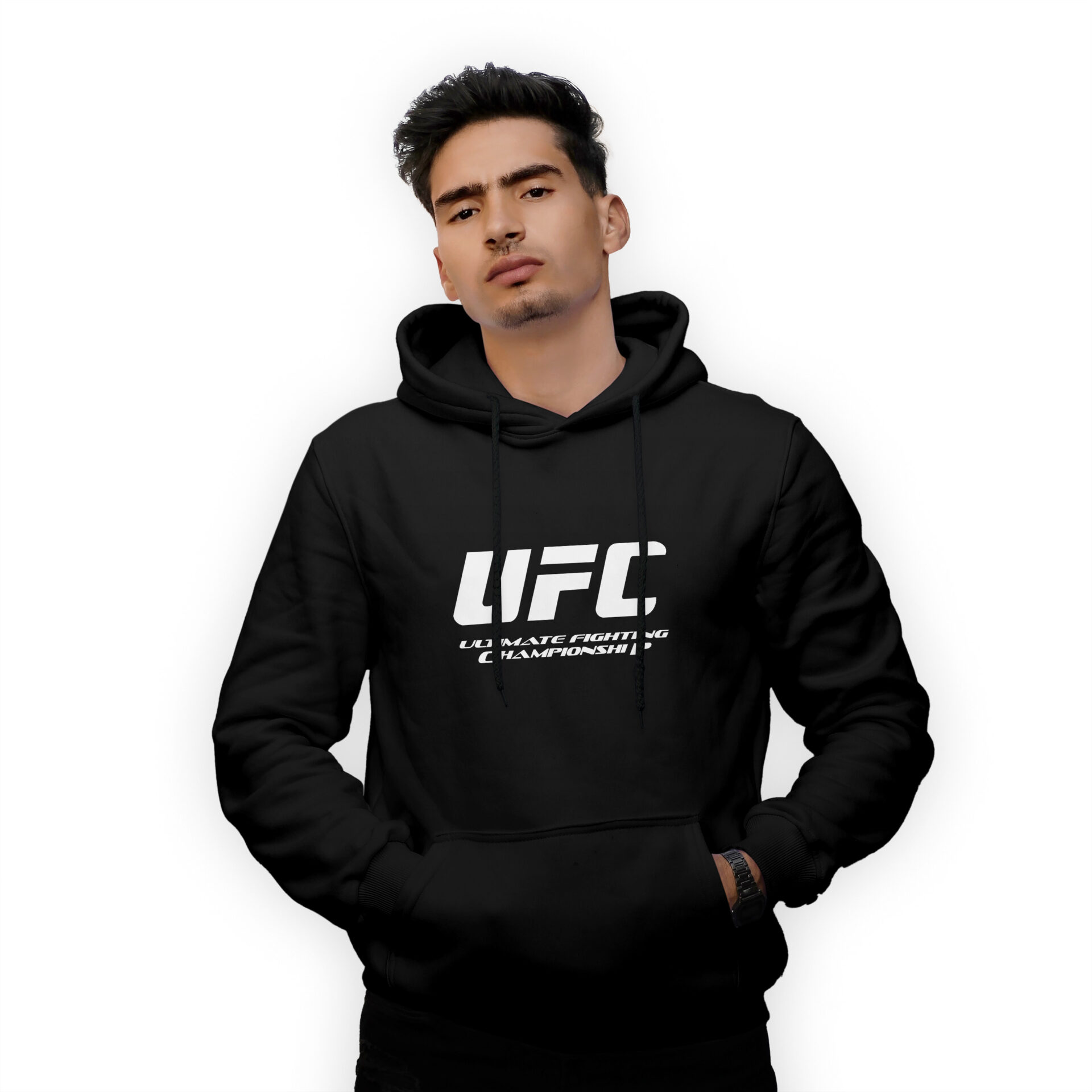 Sweat à capuche UFC Noir