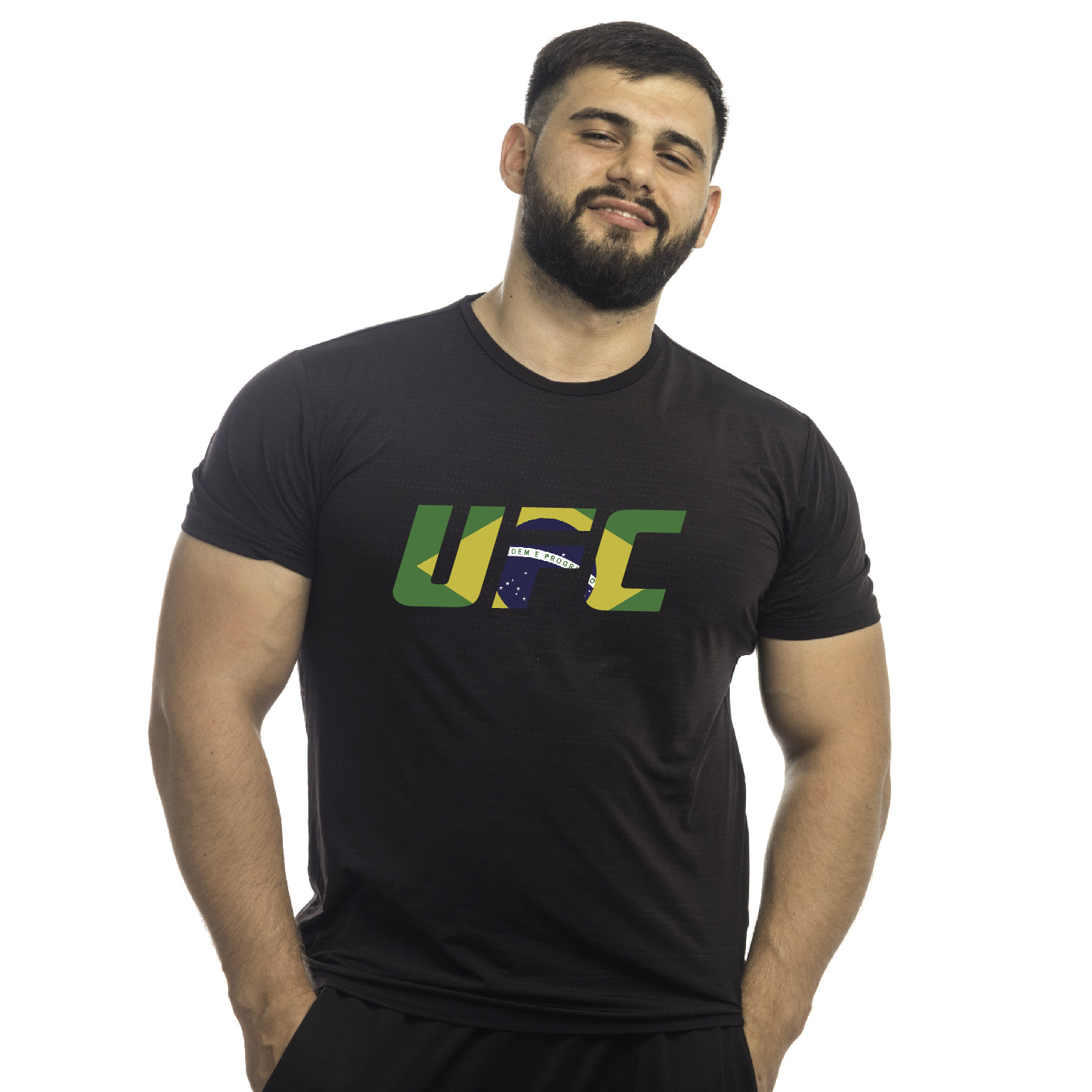 T-Shirt UFC Flag Brazil - UFC Store Maroc