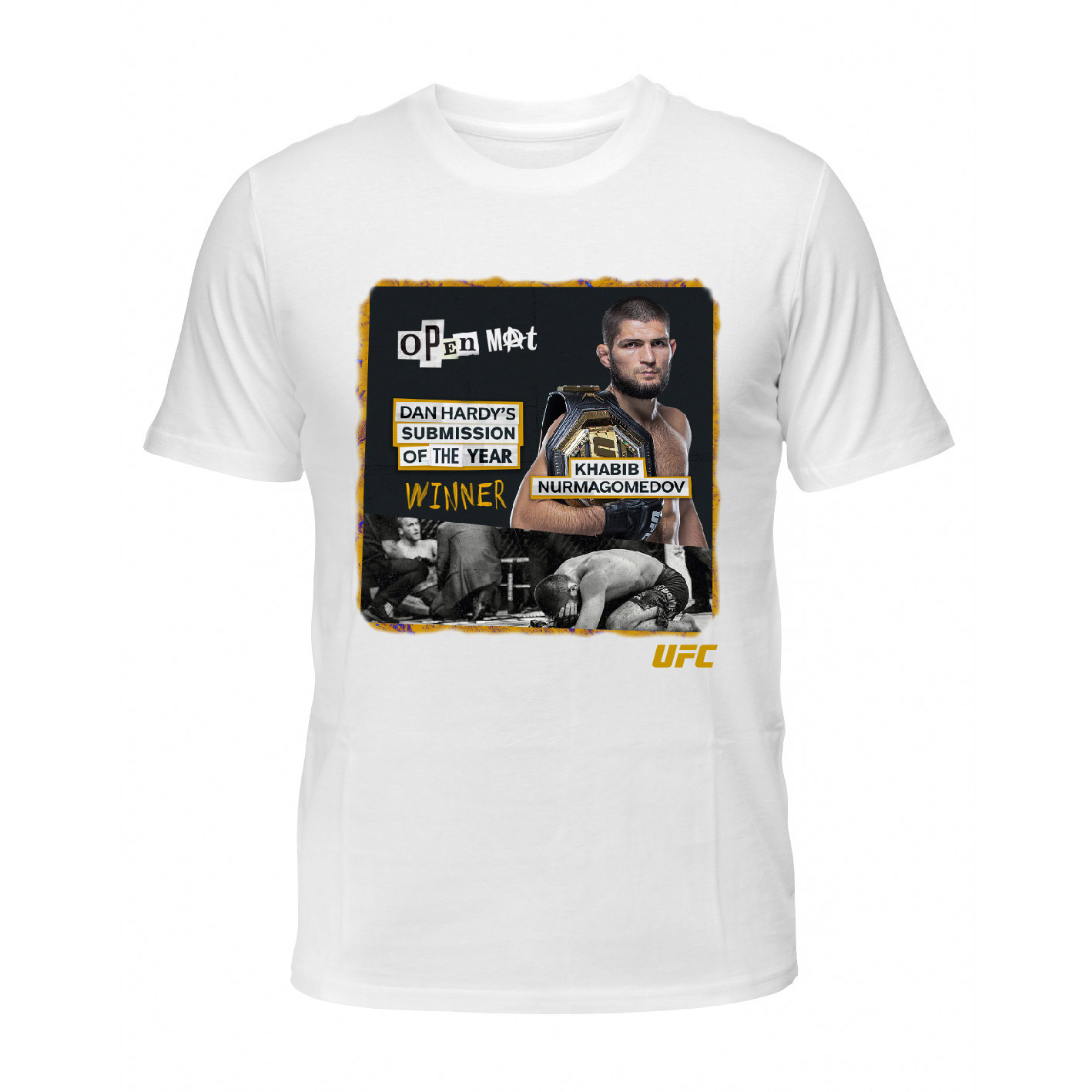 T-Shirt Blanc UFC KHABIB Winner - UFC Store Maroc
