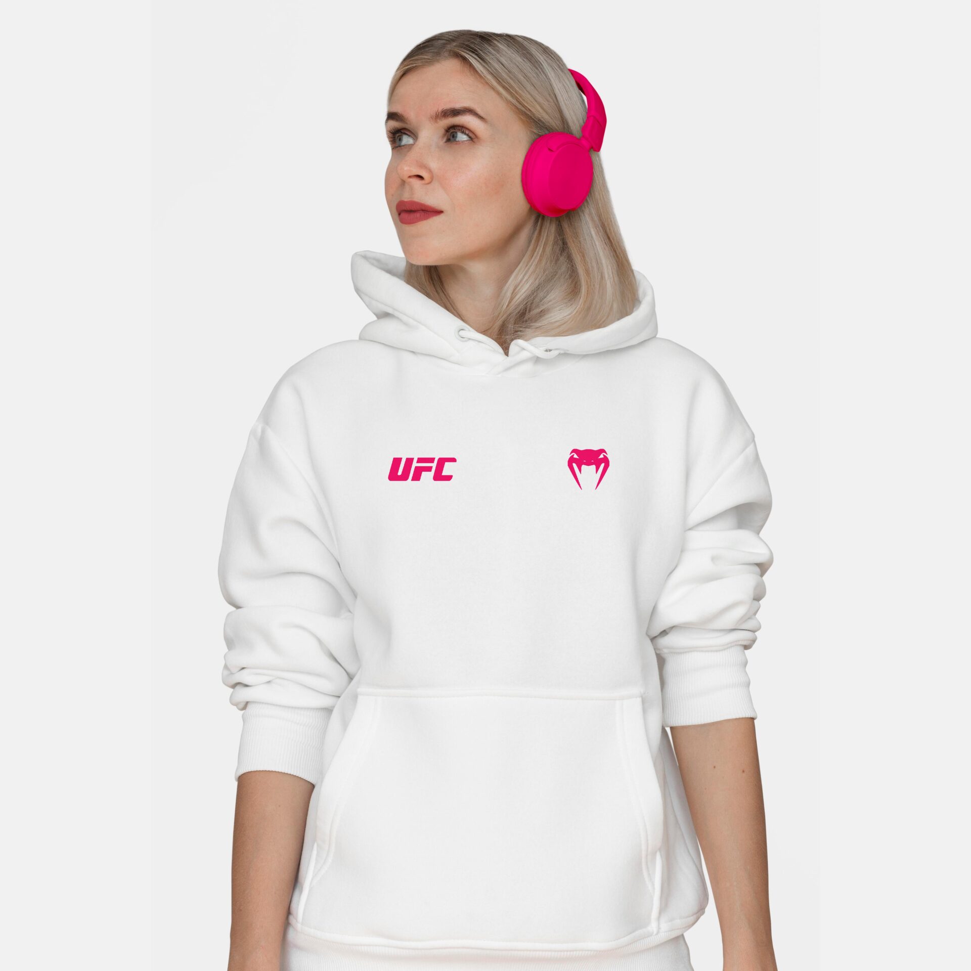 Sweatshirt à capuche Femmes UFC VENUM -Blanc- UFC Store Maroc